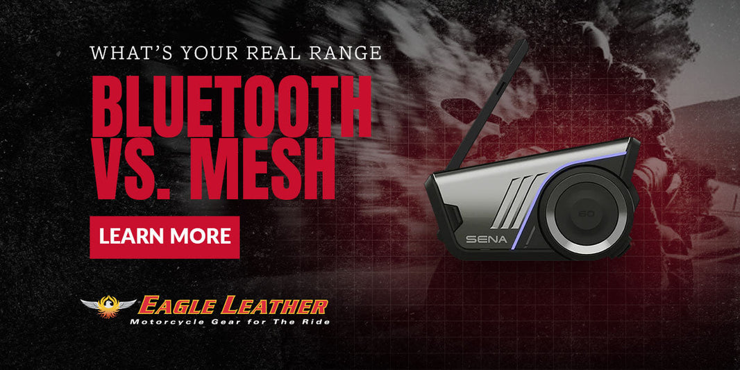 Motorcycle Comms | Real-World Range, Bluetooth vs Mesh | Eagle Leather