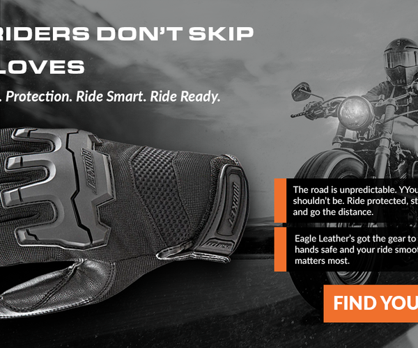 Why Motorcycle Riders Wear Gloves – Grip, Comfort & Protection – Eagle ...