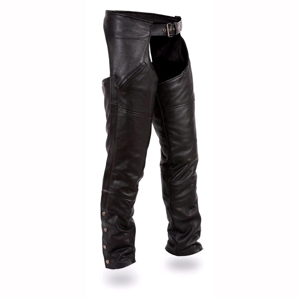 Nomad Drum Rolled Chaps – Eagle Leather