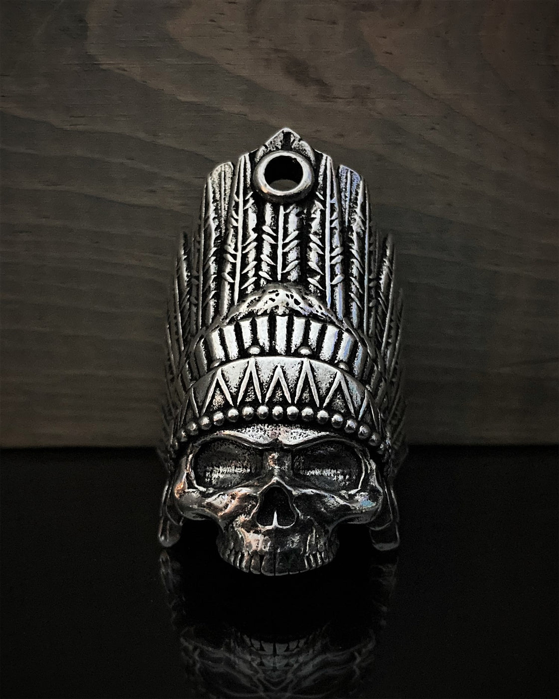 Indian Skull Guardian Bell – Eagle Leather