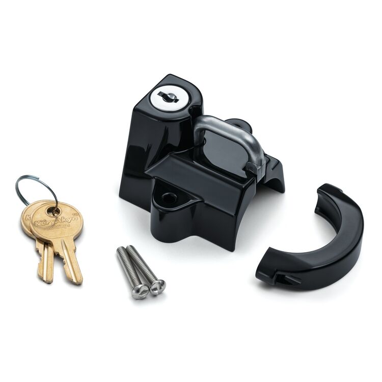 Motorcycle Helmet Lock – Black – Eagle Leather