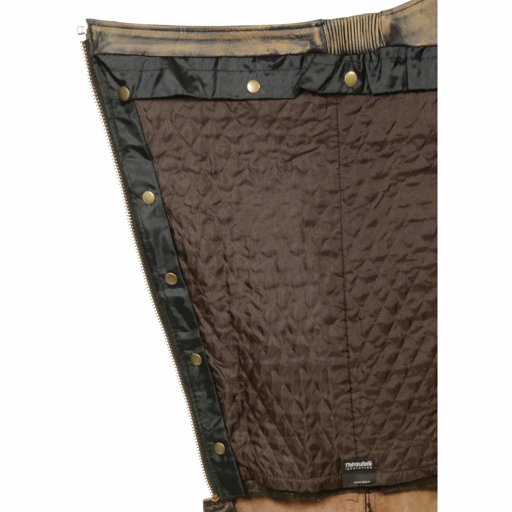 Distressed Leather Motorcycle Chaps with Removable Liner | Eagle Leather